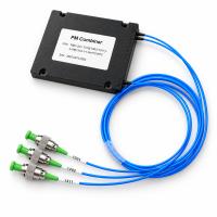 China 1310nm Polarization Maintaining Optical Combiner 2 Input 1 Output PM Combiner for Fiber Laser Systems for sale