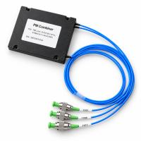 China PM Combiner 2x1 1310nm Polarization Maintaining Optical Combiner Module with PM1310 Panda Fiber FC/APC for sale