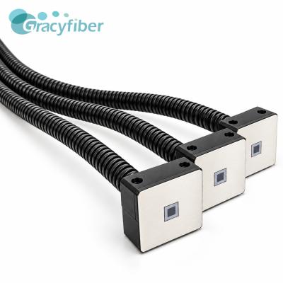 China 2D Fiber Array – 16 to 1024 Channels, 127 μm Pitch for Silicon Photonics for sale