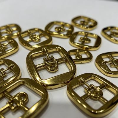 China Vintage Square Plastic Shoe Buckles Silver Compatibility Fits Most Ladies Shoes Straps for sale