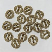 China Square Silver Diamond Shoe Buckles Stylish Metal Components For Fashion Accessories Belts for sale