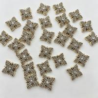 China Vintage Style Ladies Shoe Buckles Square For Stylish Elegant Footwear Accessories for sale