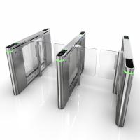 China SUS304 Stainless Steel Speed Gate Turnstile 1600x100x980mm Servo Motor Access Control for sale