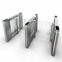 China SUS304 Stainless Steel Speed Gate Turnstile 1600x100x980mm Servo Motor Access Control for sale
