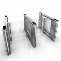China SUS304 Stainless Steel Speed Gate Turnstile 1600x100x980mm Servo Motor Access Control for sale