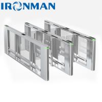 China IRONMAN AB Turnstile Speed Gate with 30 Persons/Min Capacity and 16-Pair Infrared Sensors for Secure Access Control for sale