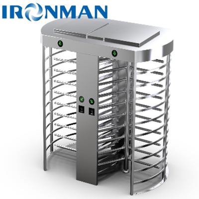 China Full Height Electronic Turnstile Gates Access Control 35 Persons/min Pass Speed for sale
