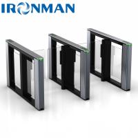 China High Security Rfid Optical Pedestrian Access Control Turnstile Barrier Speed Gate System for sale
