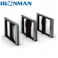 China Auto Glass Security Turnstile Sliding Barrier Gate 1500x120x980mm with Read Card for sale