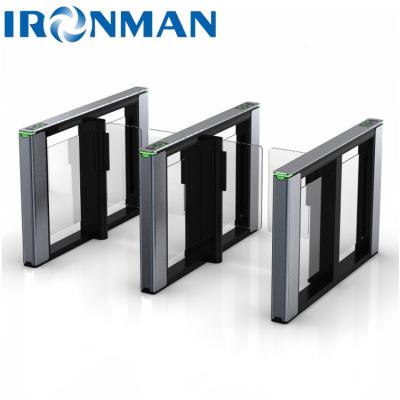 China Servo Motor Speed Gate Turnstile Swing Barrier Turnstile 1500x120x980mm AC220V for sale