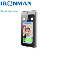 China Linux Face Recognition Temperature Scanner DC12V 2A with 50,000 Face Database and ±0.2°C Accuracy for sale