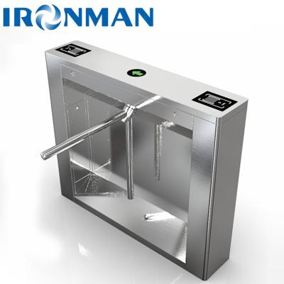China Customizable Two Arm Turnstile 1200x250x1000mm SUS304 Stainless Steel for Access Control for sale