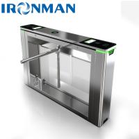China Half Height Two Arm Turnstile IM.E.122 1200x250x1000mm SUS304 for Office School Park for sale