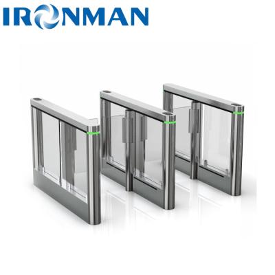 China High Speed Glass Turnstile Gate SUS304 1500mm for Enterprise Security Access Control for sale
