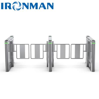 China IM.ST601 Stainless Steel Speedlane Swing Turnstile - 45 People/Min Capacity, 8 Million Cycle Life for Access Control for sale