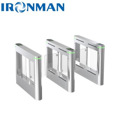 China Access Control Barrier Turnstile Gate 1400×180×1020mm with 30 Persons/Minute Capacity and SUS304 Stainless Steel Construction for sale