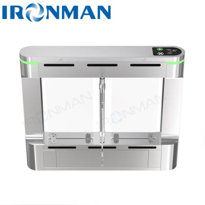 China TDH-B201 Arc Small Swing Gate - 1200×180×1020mm Security Barrier with 30 Persons/Minute Capacity for sale