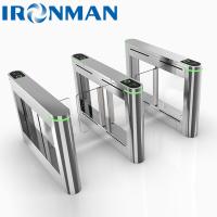 China Access Control Barrier Turnstile Gate System with Face RFID QR Code 304 Stainless Steel IP54 for sale