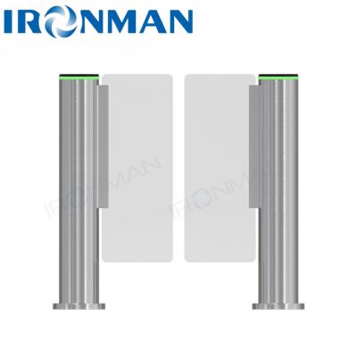 China Cylindrical Quick Pass Security Turnstile Gate - 600mm Width, 30 Persons/Minute, IP65 Rated Stainless Steel Access Control for sale