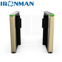 China Motorized Speed Gate Turnstile Anti Tailgating Biometric 800mm Channel Stainless Steel Access Control for sale