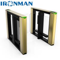 China High Speed RFID Turnstile Gate 45 Persons per Minute Anti Climb Metal Security Access Control for Indoor Outdoor for sale