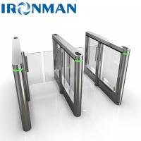 China SUS304 Stainless Steel Speed Gate Turnstile 1500x150x1000mm with ID IC Card Access Control for sale