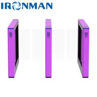 China Swing Barrier Turnstile 6 Pairs IR Sensors 0.2s Unlock 35 People/Min Office Gym Access Control for sale