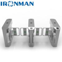 China 1200mm RFID Swipe Card Swing Turnstile Gate Barrier for Office Building Subway Access Control for sale