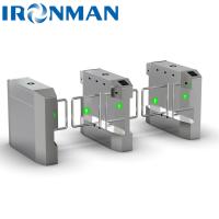 China 304 Stainless Steel One Direction Pedestrian Swing Gate Turnstile 1200x280x980mm AC110-220V for sale