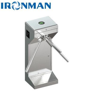 China 304 Stainless Steel Tripod Turnstile Barrier Gate 550mm Channel Width for Access Control for sale