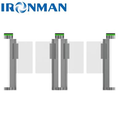 China IP32 RFID Slim Speed Gate Turnstile 900mm Arm for Enterprise Access Control for sale
