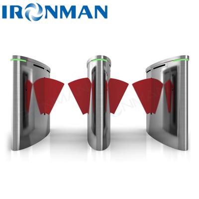 China Half Height Speed Gate Turnstile SUS304 1.2mm Thickness AC110-220V for Public Lobby for sale