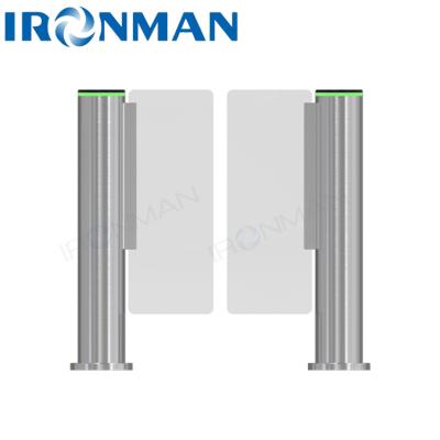 China Servo Speed Gate Turnstile 0.5S Opening Stainless Steel Swing Gate Access Control for sale