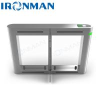 China Pedestrian Security Speed Gate Turnstile 1100mm Channel Width For Indoor for sale