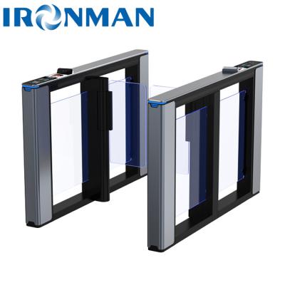 China Aluminum Alloy Speed Gate Turnstile Security Swing Gate 1500x120x980mm IP65 for Office Building for sale