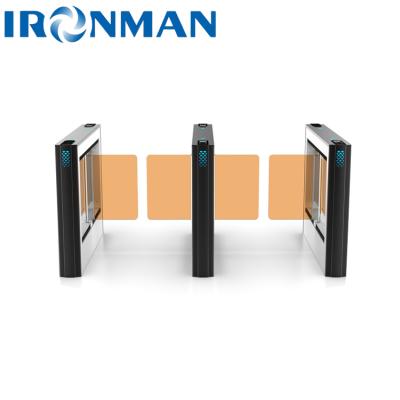 China IM.XS02 Aluminum Alloy Swing Barrier Gate Turnstile 1400mm for Office Building Security for sale