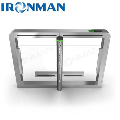 China Stainless Steel Speed Gate Turnstile 600mm Channel Width for Library Hoverport for sale