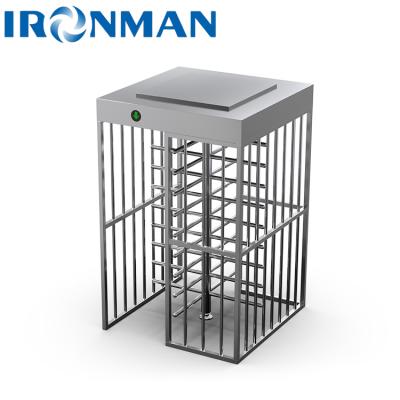 China Semi Automatic Full Height Turnstile Gate 2300mm Stainless Steel 30 Persons/Minute Access Control for sale