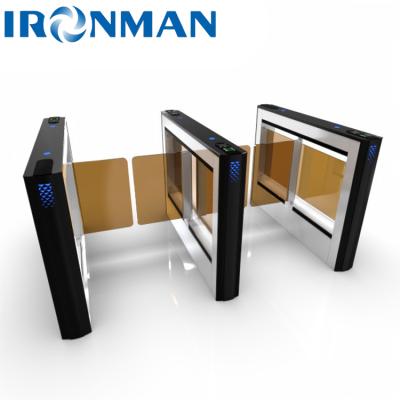 China Optical Swing Turnstile Access Control System - 1000MM Channel Width, 30 Persons/Min Capacity with DC Motor Drive for sale