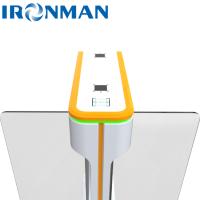 China Space Saving Swing Gate Turnstile 600mm Channel Width AC110-220V Factory Staff Access Control for sale