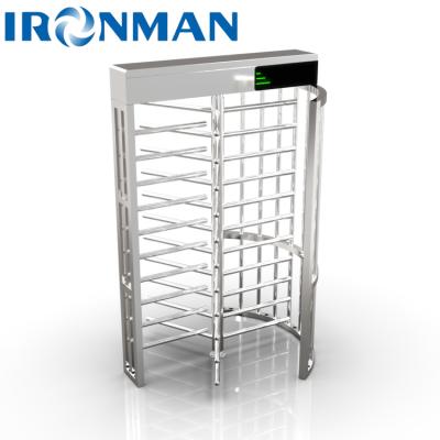 China Motorized Full Height Gate with Anti - tailgating Function for Public Venues Entrance for sale