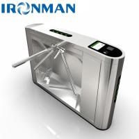 China Heavy Duty Bidirectional Tripod Turnstile Gate 110-220V DC Motor Access Control for sale