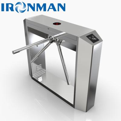 China Stainless Steel 3 Arm Turnstile Gate 1200x260x980mm AC220V for Metro Station Access Control for sale
