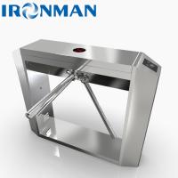 China Commercial Waist High Turnstile Gate TDH-S103 - 1200x260x980mm Stainless Steel Access Control System for sale
