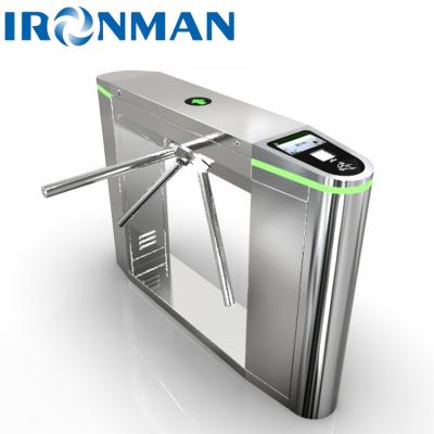 China Gate Tripod Turnstile TDH-S103 with Card Reader - 1200x260x980mm Stainless Steel, 30 People/Min Capacity for sale