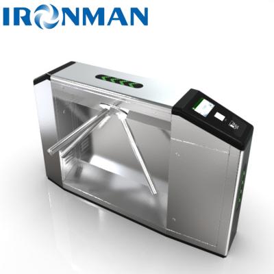 China TDH-S102 Three Arm Turnstile Security Gate 1200x280x980mm with RFID Reader and 30 People/Minute Capacity for sale