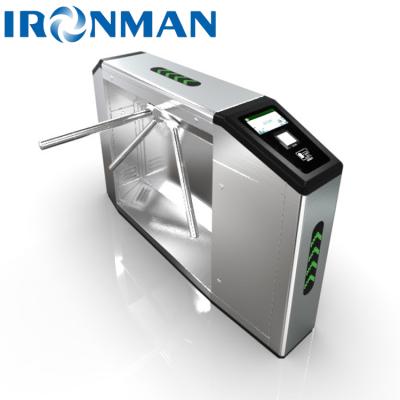 China TDH-S102 Stainless Steel Tripod Turnstile Gate 1200x280x980mm with 30 Persons/Minute Capacity for sale