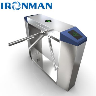 China Stainless Steel RFID Flap Barrier with Pedestrian Counting System - Anti-Pinch Safety & Auto-Reverse Function for sale