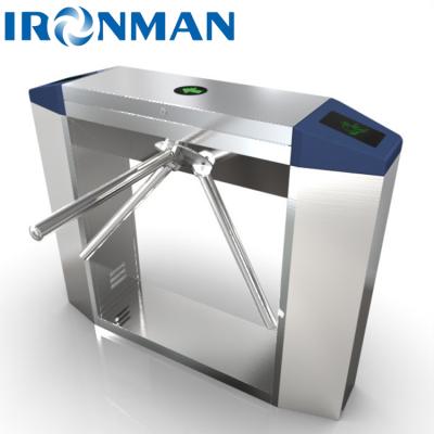 China SUS304 Tripod Barrier Gate Turnstile - 304 Stainless Steel Pedestrian Access Control with RFID & Card Reader for sale