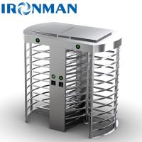 China Security Full Height Turnstile Gate TDH-Q810 - 30 Persons/Minute Transit Speed, AC220V, -35℃ to 75℃ Operating Range for sale